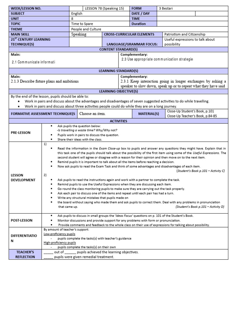 Lesson 78 | PDF | Learning | Communication