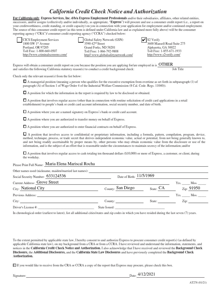 Generic Form Preview Document | PDF | Credit History | Trade Secret