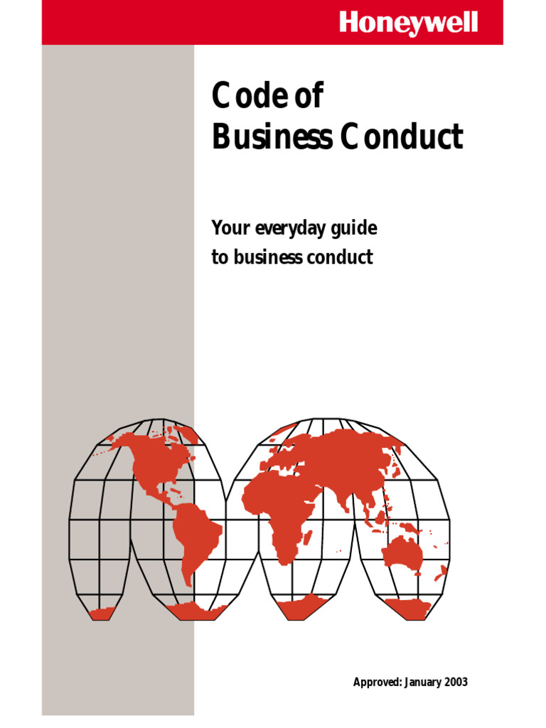 Honeywell Code of Business Conduct | PDF | Sexual Harassment | Trade Secret