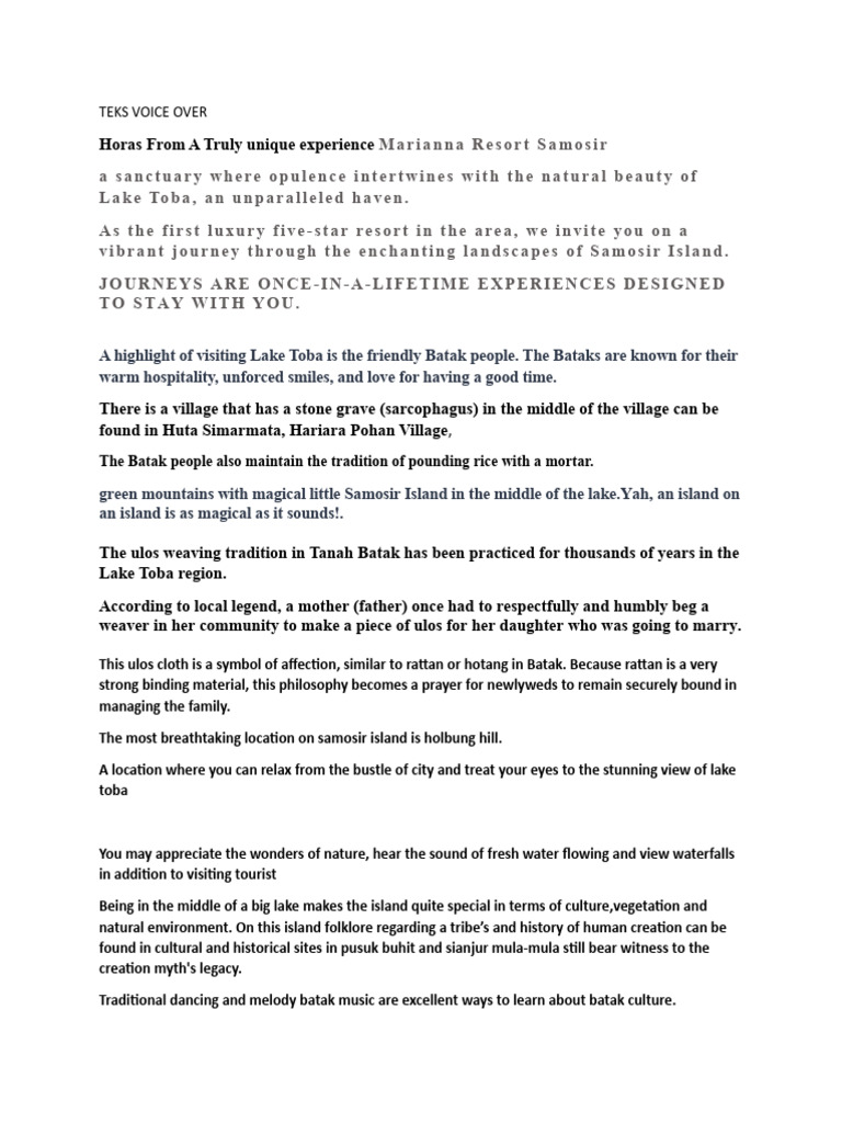 Teks Voice Over | PDF