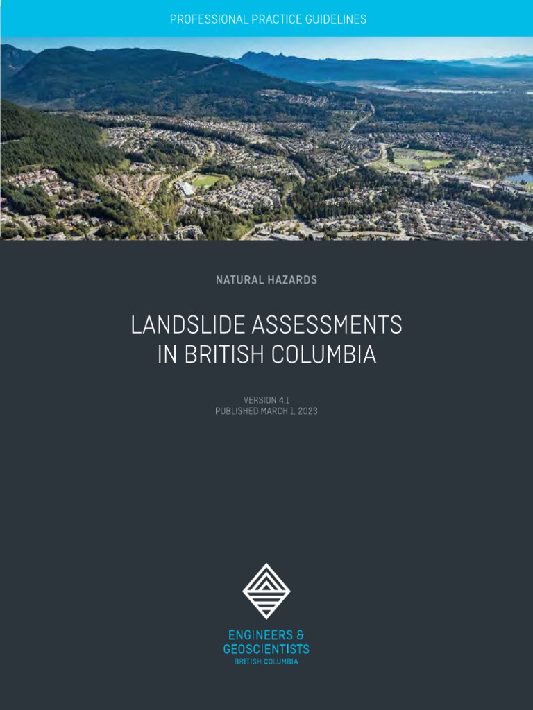 2023 - Ver4.3 - Landslide Assessments in British Columbia Version 4.1 ...