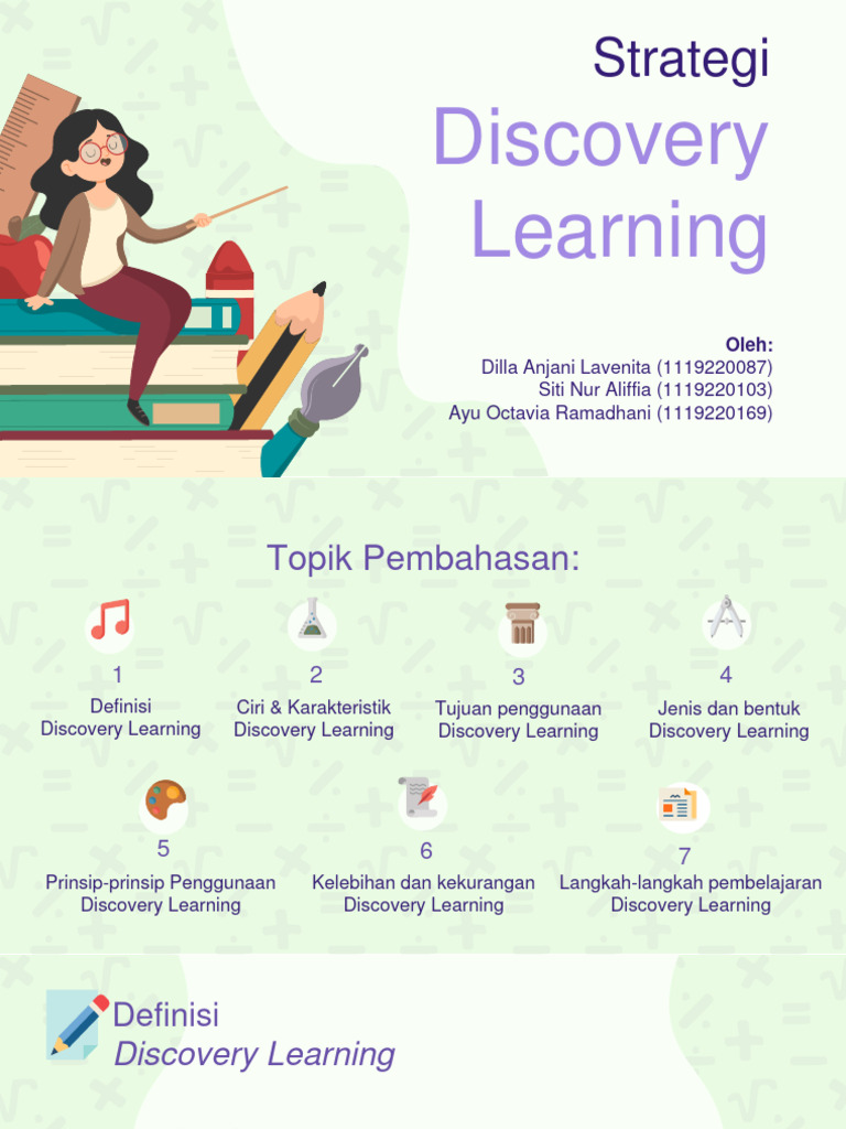 P.6 PPT - Strategi Discovery Learning | PDF