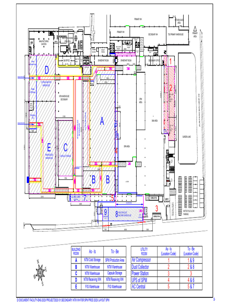 Layout Production Room & Supporting Facility Utility | PDF