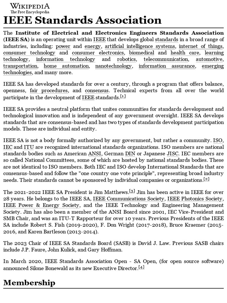 IEEE Standards Association | PDF | Institute Of Electrical And ...