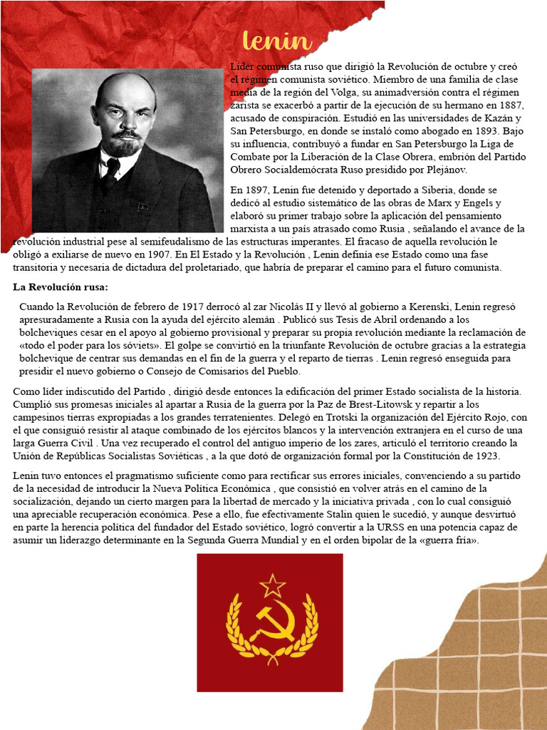 Lenin | PDF | Vladimir Lenin | Leon Trotsky