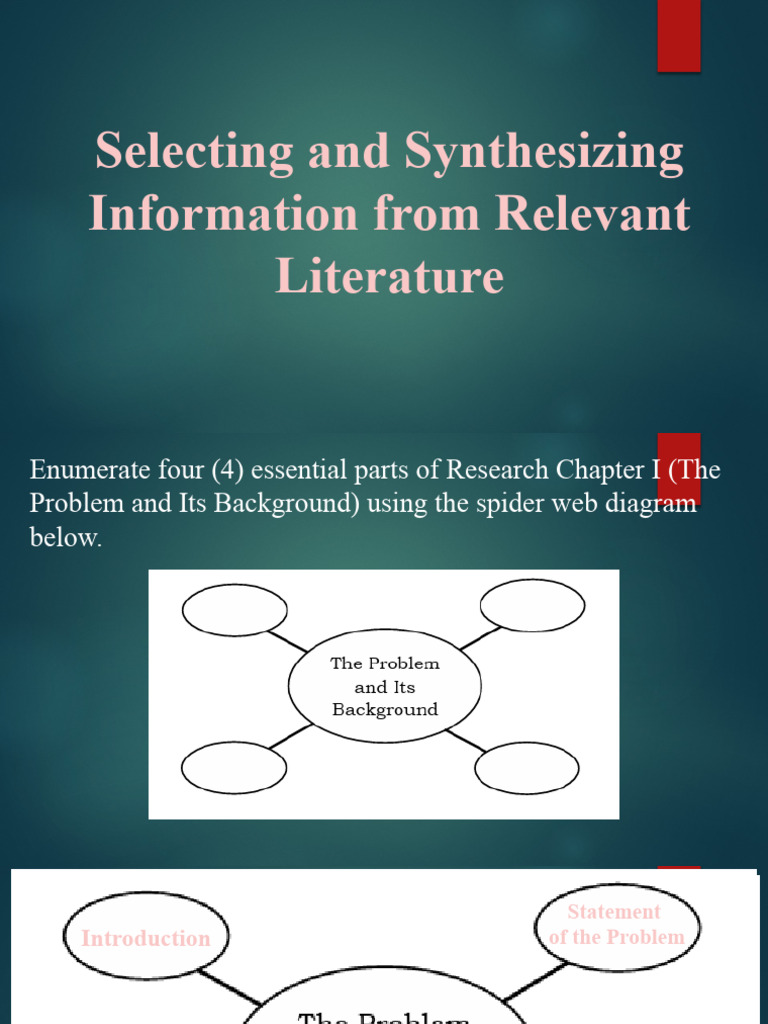 Lesson14 - Selecting and Synthesizing | PDF | Literature Review | Science Lesson14 - Selecting and Synthesizing | PDF | Literature Review | Science