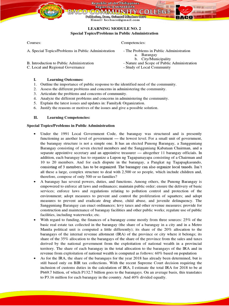 PA 16 Module 2 | PDF | Taxes | Quarantine