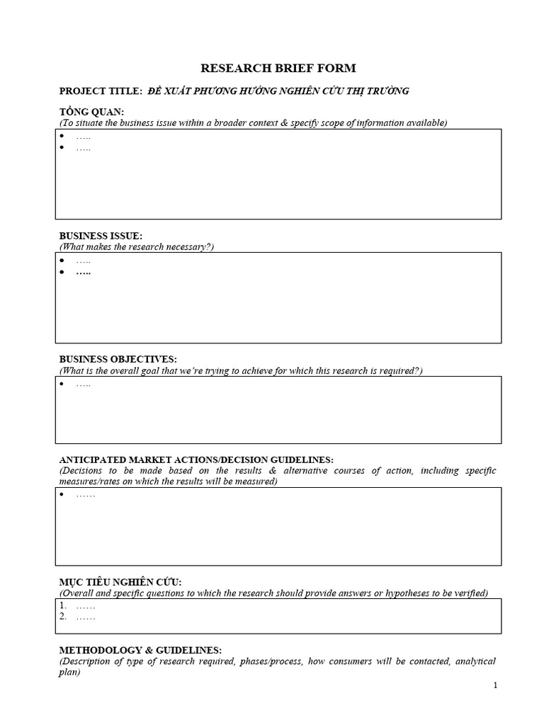 FMR Research Brief Form | PDF