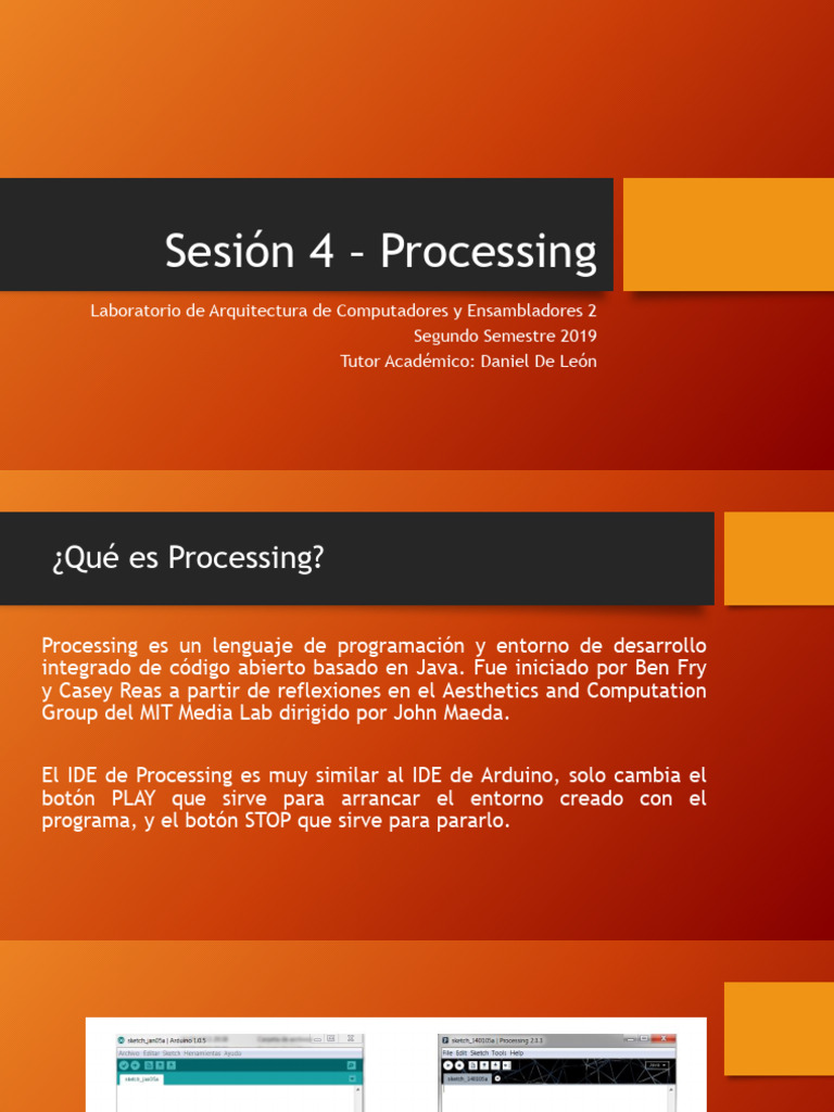 Introducción a Processing en Programación | PDF | Ingeniería Informática | Informática