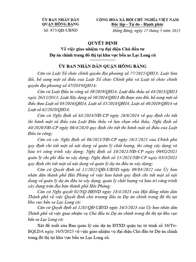 2 QD Giao Dai Dien CDT - Signed | PDF