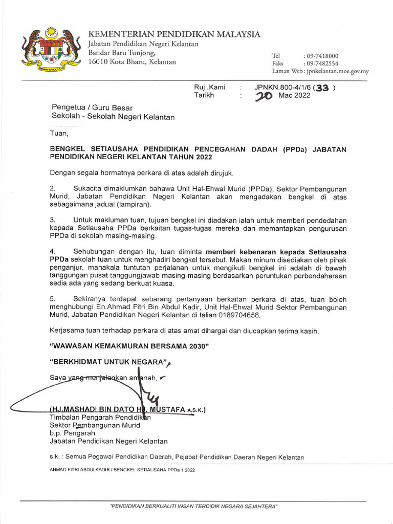 BENGKEL SU PPDa | PDF