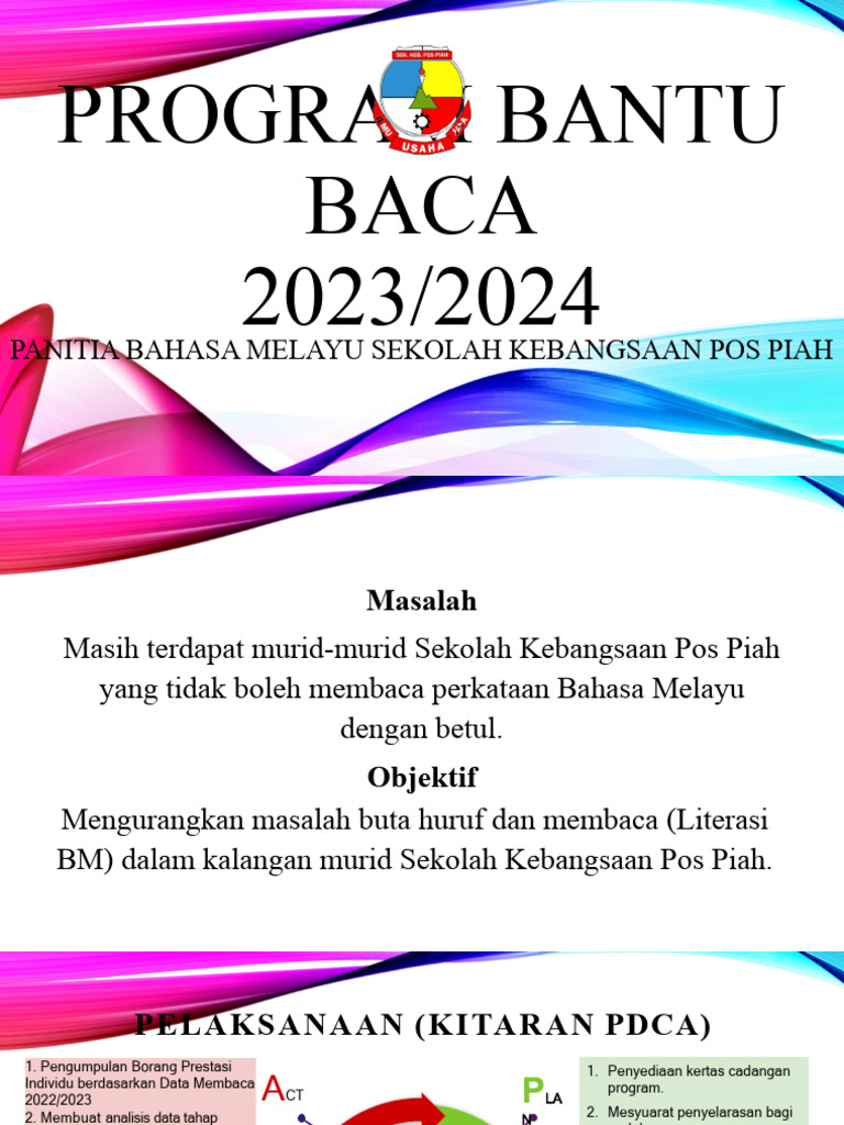 Data Program Bantu Baca Panitia BM (Autosaved) | PDF