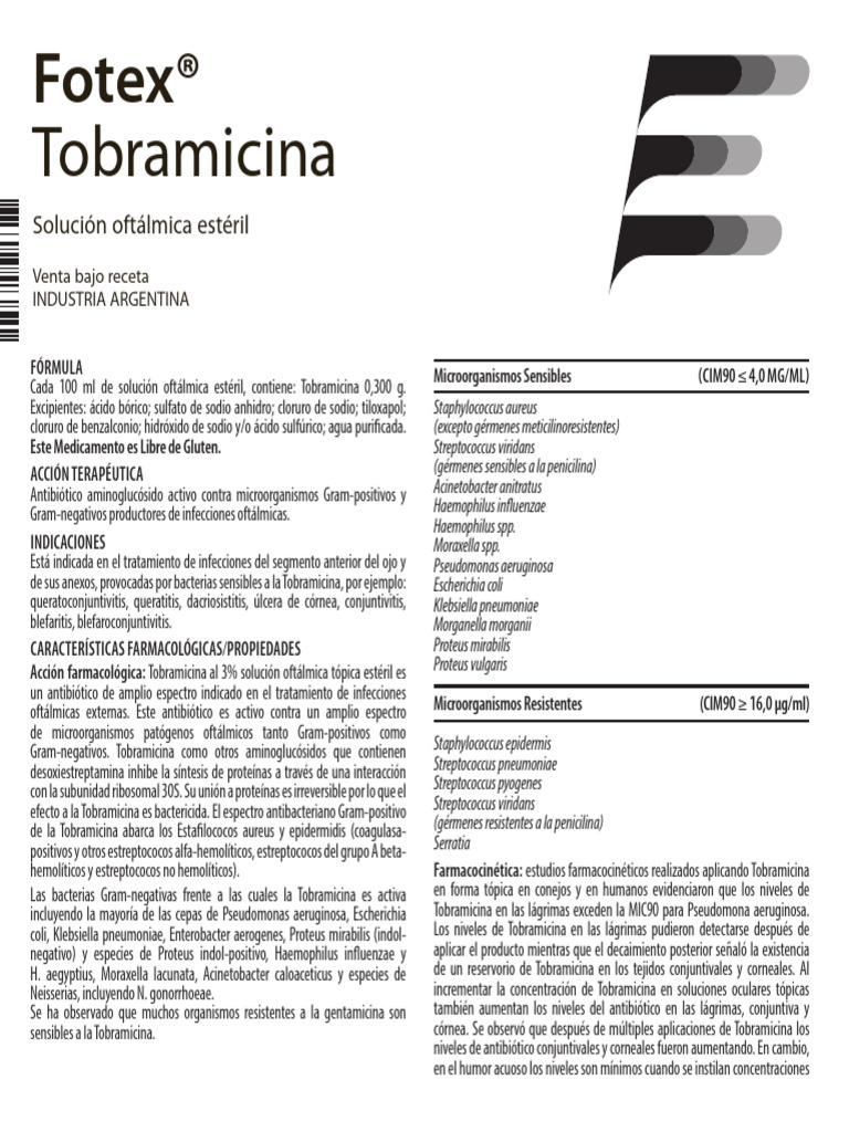 Fotex | PDF | Penicilina | Bacterias Gram-negativo