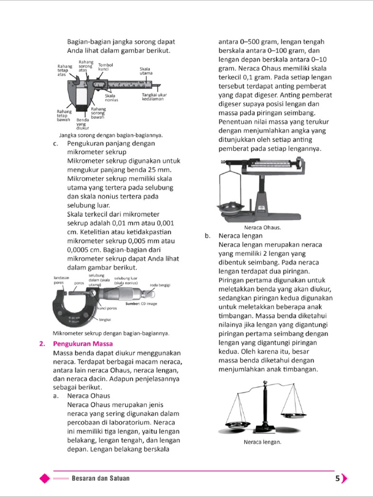 Jenis-Jenis Alat Ukur Besaran | PDF