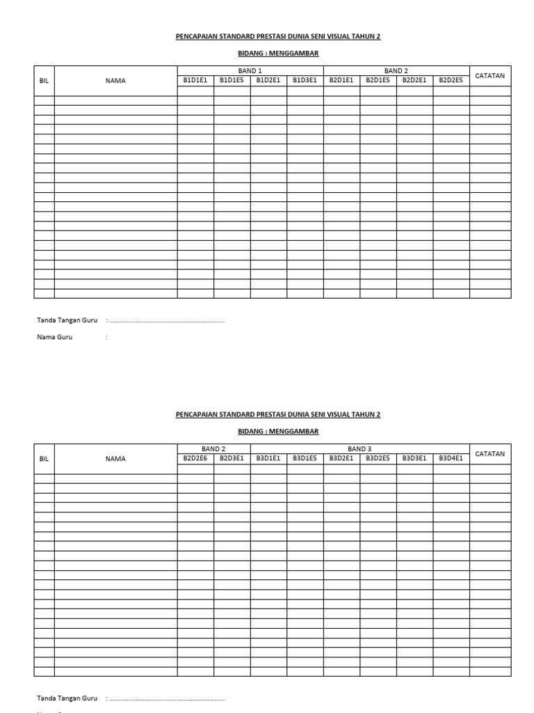Rekod Transit PSV Tahun 2 | PDF
