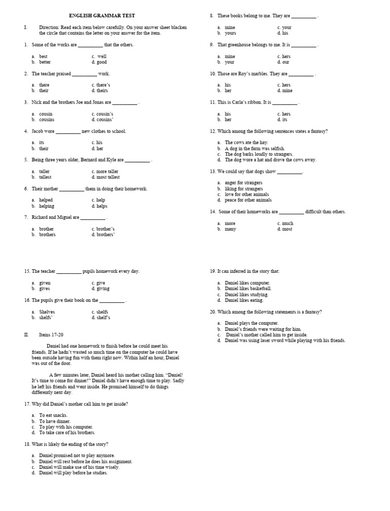 Eng Reviewer NAT | PDF