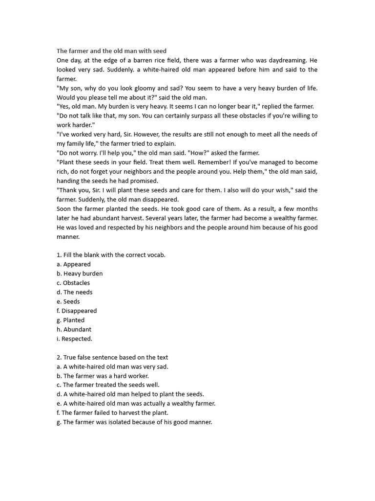 Narrative Test | PDF