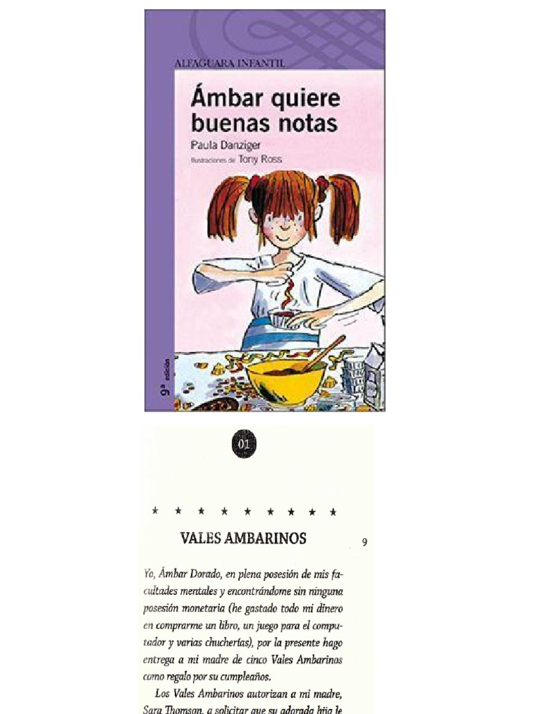 Ambar Quiere Buenas Notas | PDF
