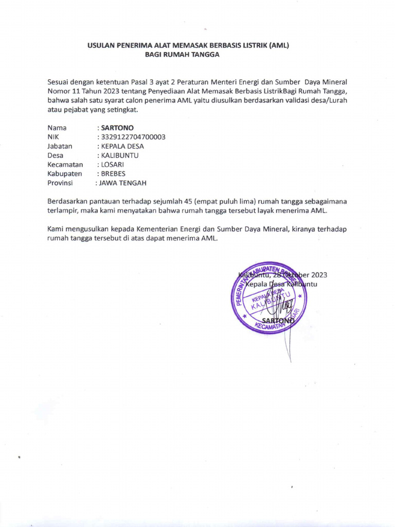 Scan Surat Pernyatan | PDF