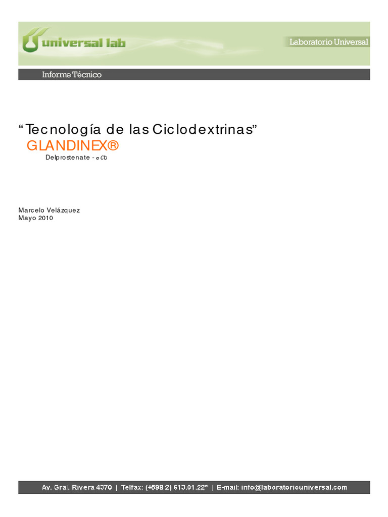 Ciclodextrinas | PDF | Química