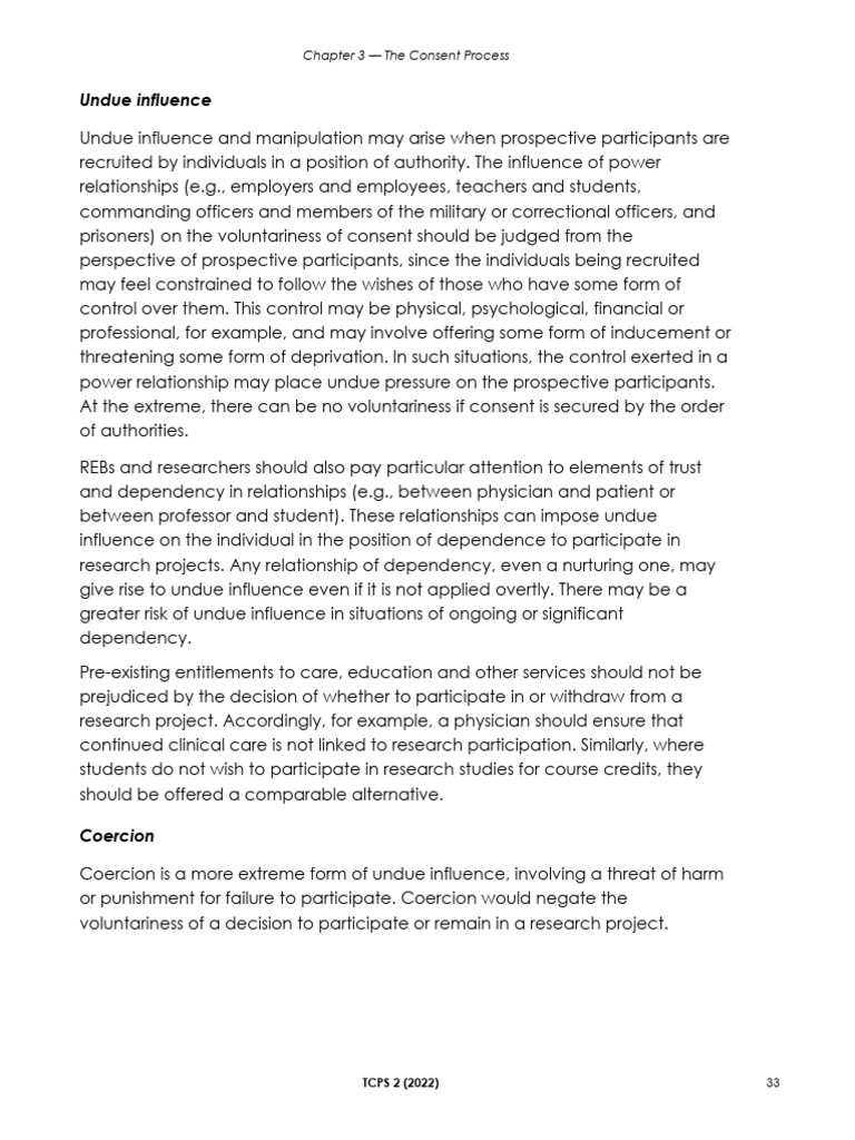 Tcps2-2022-En (Dragged) 5 | PDF | Informed Consent | Incentive