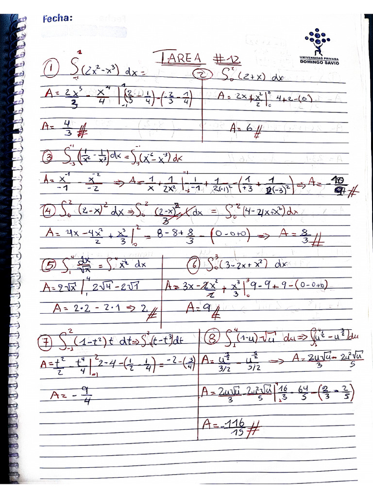 Tarea 12 Calcu 1 | PDF