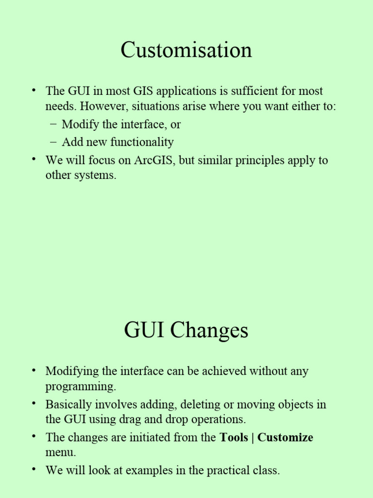 Gis 04 | PDF | Visual Basic For Applications | Scripting Language