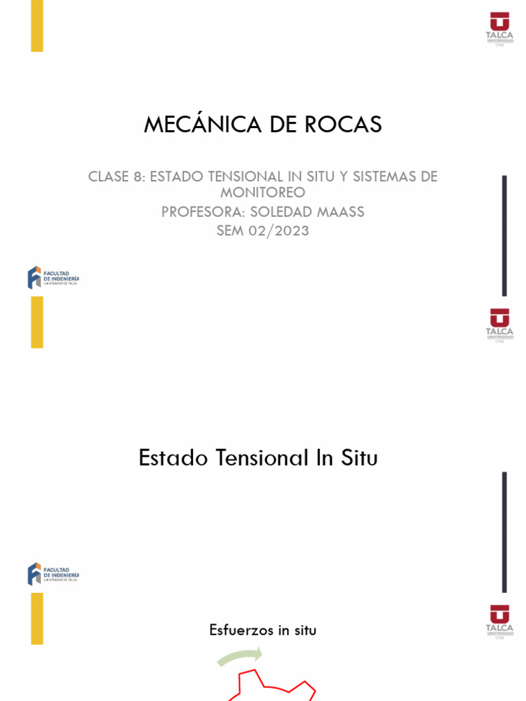 8 Estado Tensional in Situ | PDF | Elasticidad (Física) | Fractura