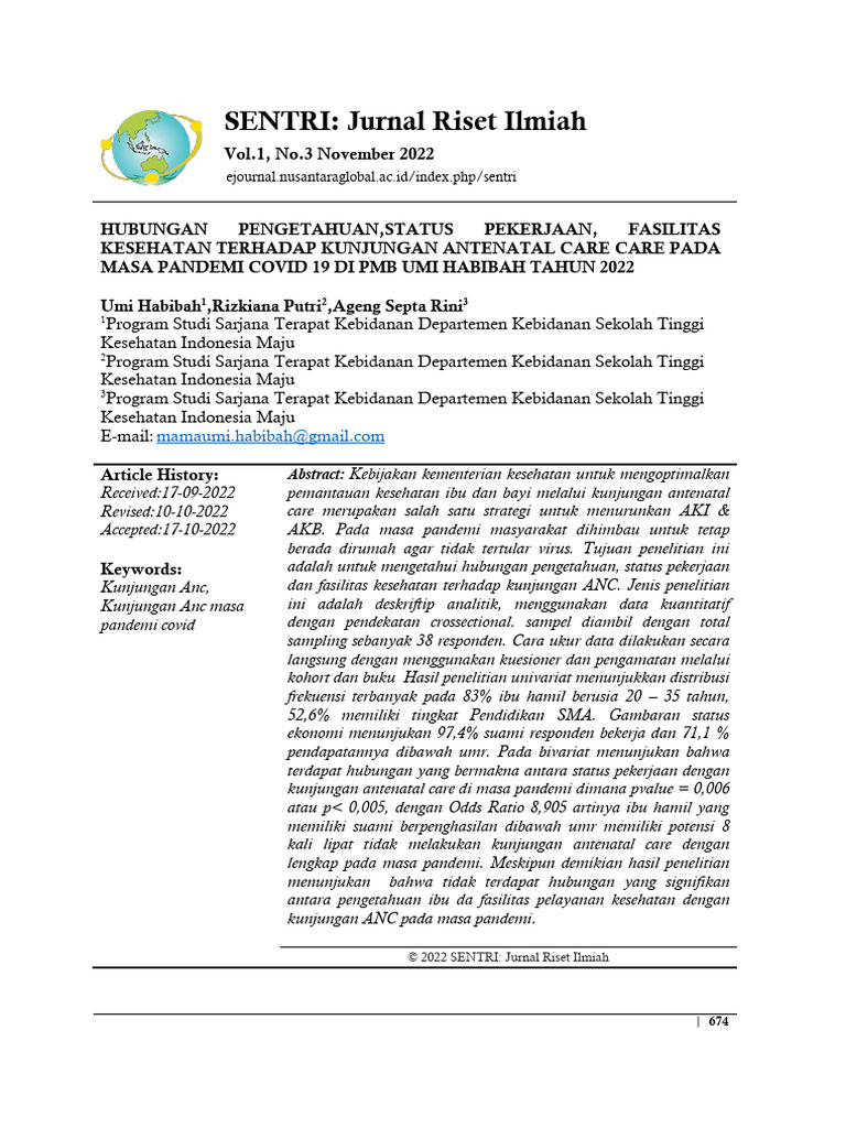 Sentri,+9 +publis+jurnal+umi+habibah | PDF