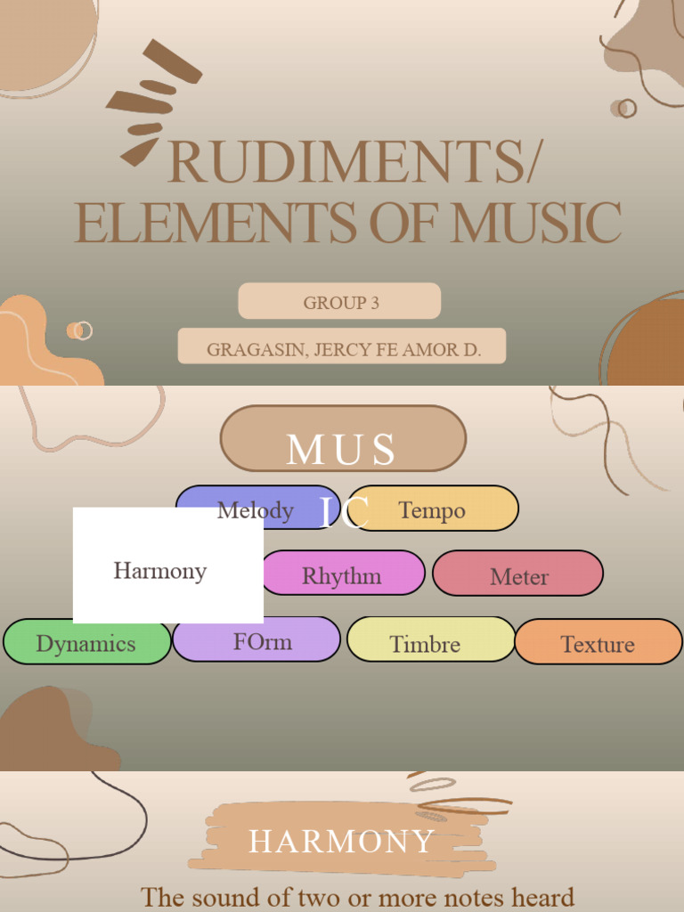 TMEG 1 - Rudiments/Elements of Music | PDF