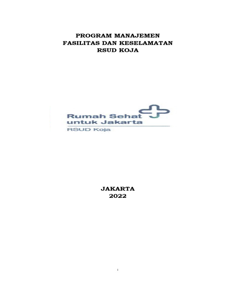Program Manajemen Fasilitas 2022 | PDF