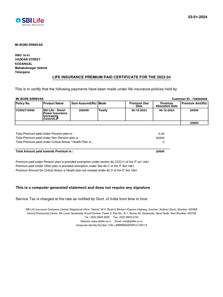 1C652719506 PPC | PDF | Insurance | Life Insurance