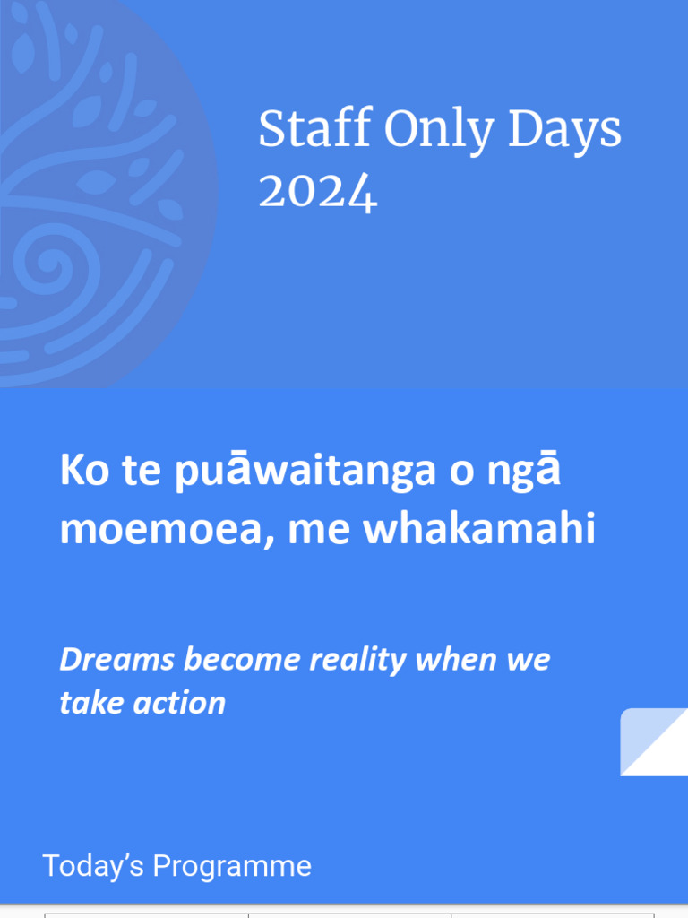 Staff Development Days 2024 Agenda | PDF | Positive Psychology | Well Being