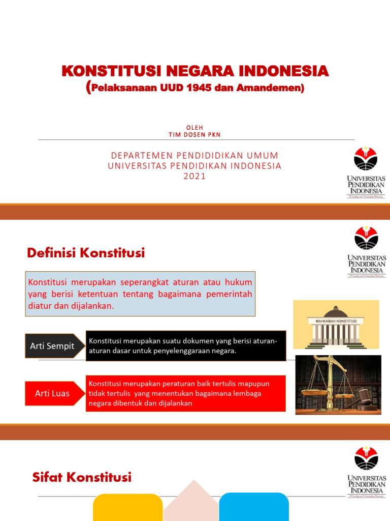 Konstitusi Negara Indonesia | PDF