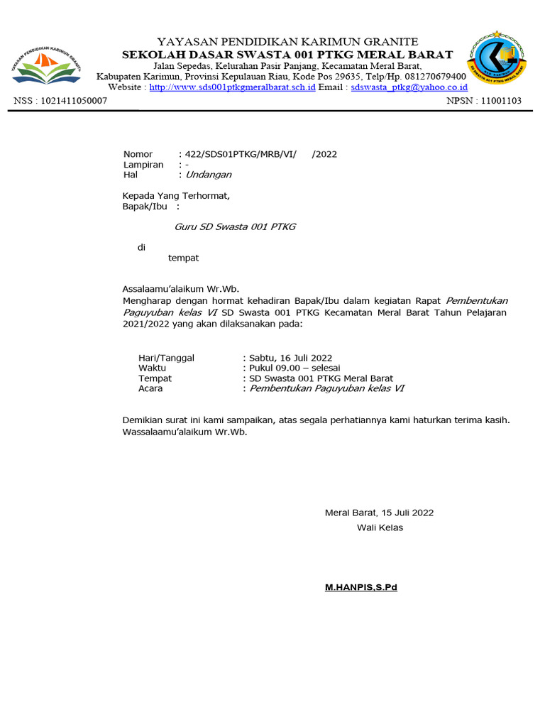 Undangan Kelulusan | PDF