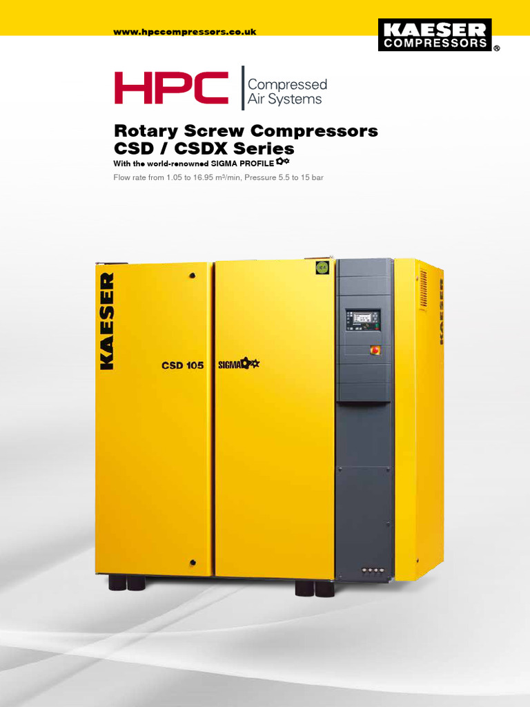 CSD CSDX Series Brochure | PDF | Clothes Dryer | Engines