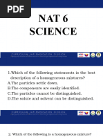 Nat Sample Test | PDF | Student's T Test