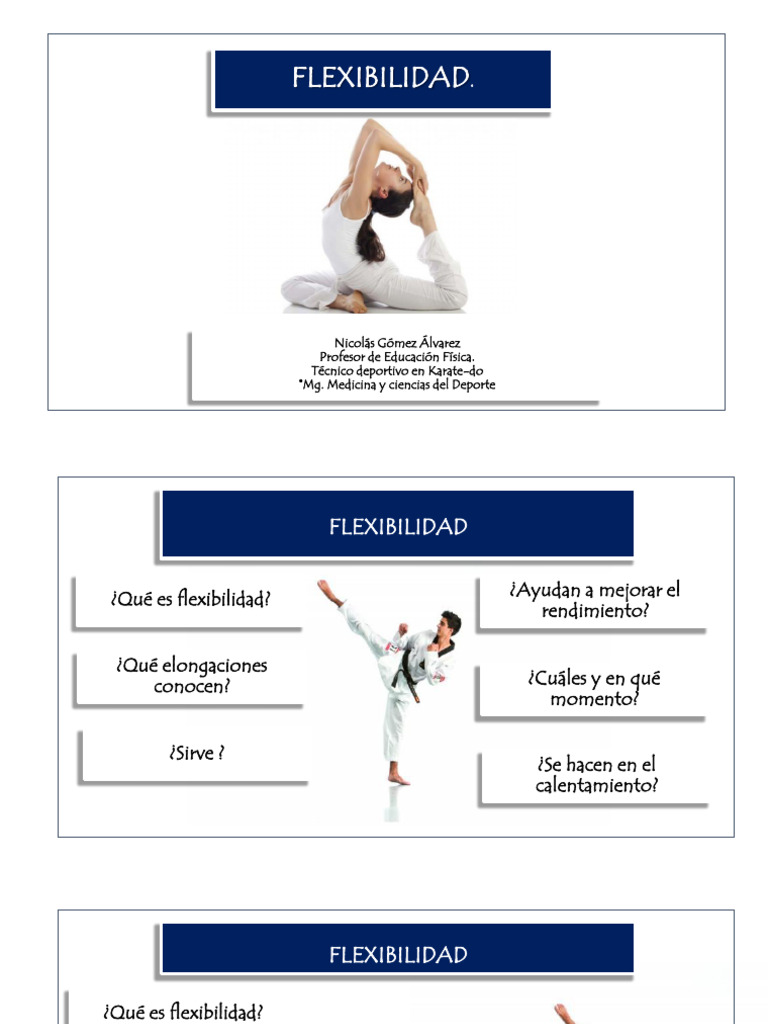 FLEXIBILIDAD | PDF | Flexibilidad (anatomía) | Músculo