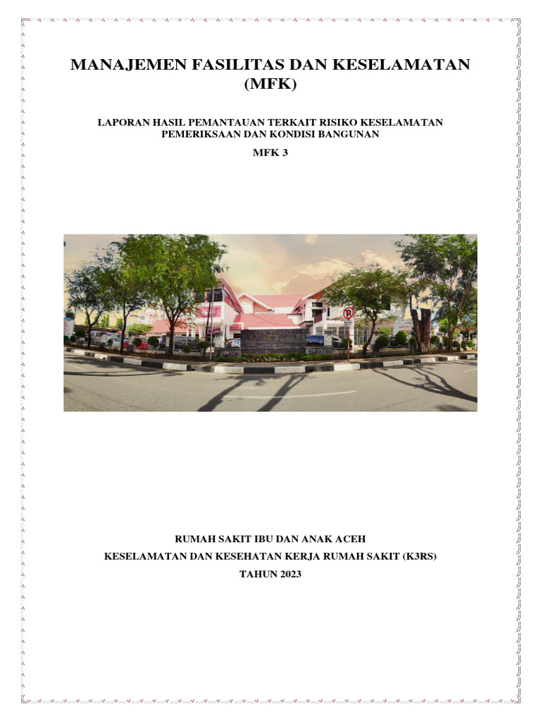 Mfk 3 D Laporan Inspeksi Bangunan Dan Fasilitas Pdf