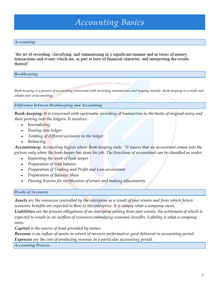 As Level Accounting Notes | PDF | Debits And Credits | Depreciation