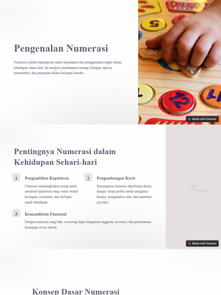 Pengenalan Numerasi | PDF