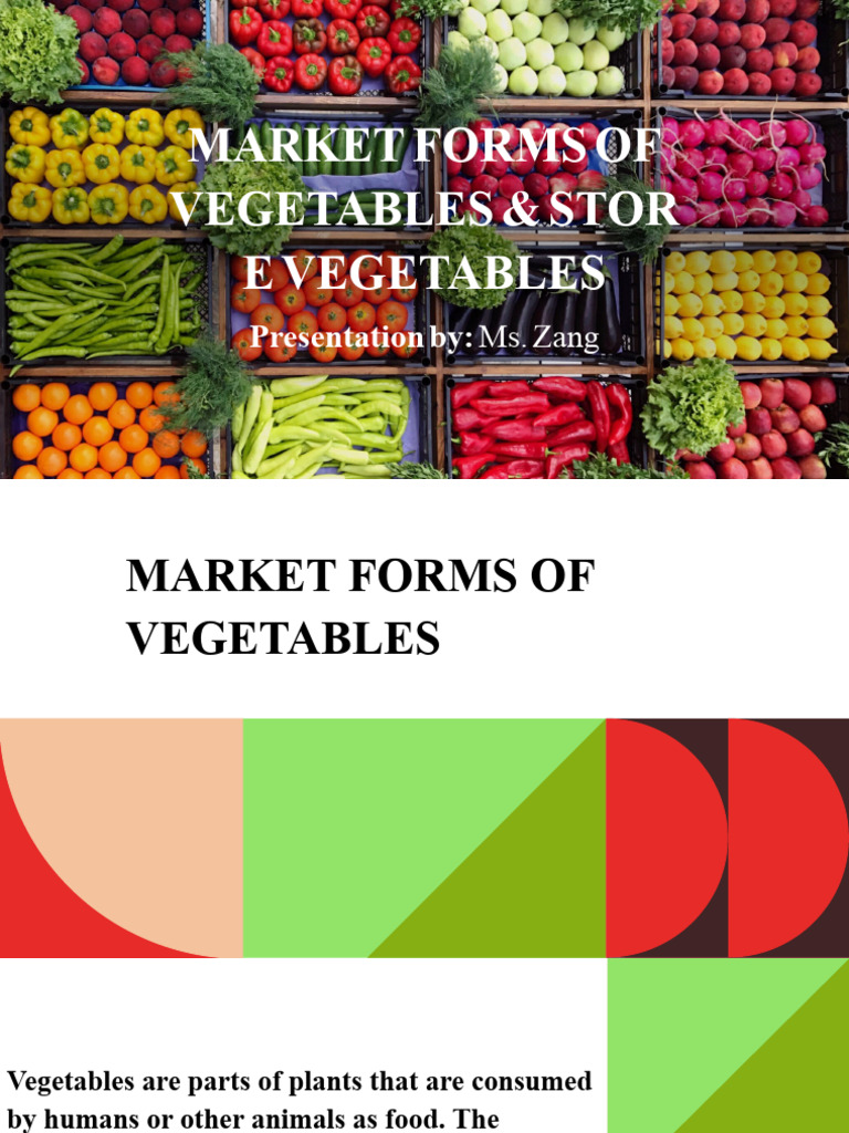 TLE Market Forms and Store Vegetables OBSERVATION | PDF | Vegetables ...
