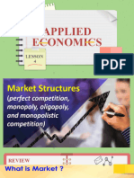 Market Structures - Notes For Economics Students | PDF