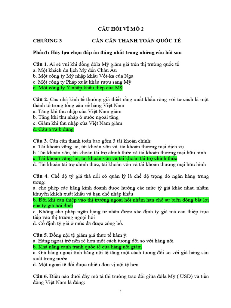 Câu hỏi VM2 chapter 3 | PDF