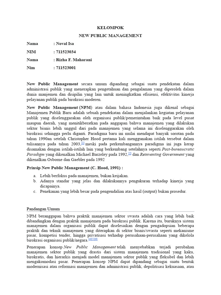 Kelompok NPM | PDF