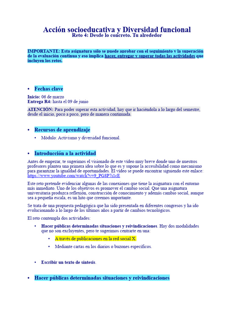 Enunciado R4 (2023-2) | PDF | Accesibilidad | Bibliografía