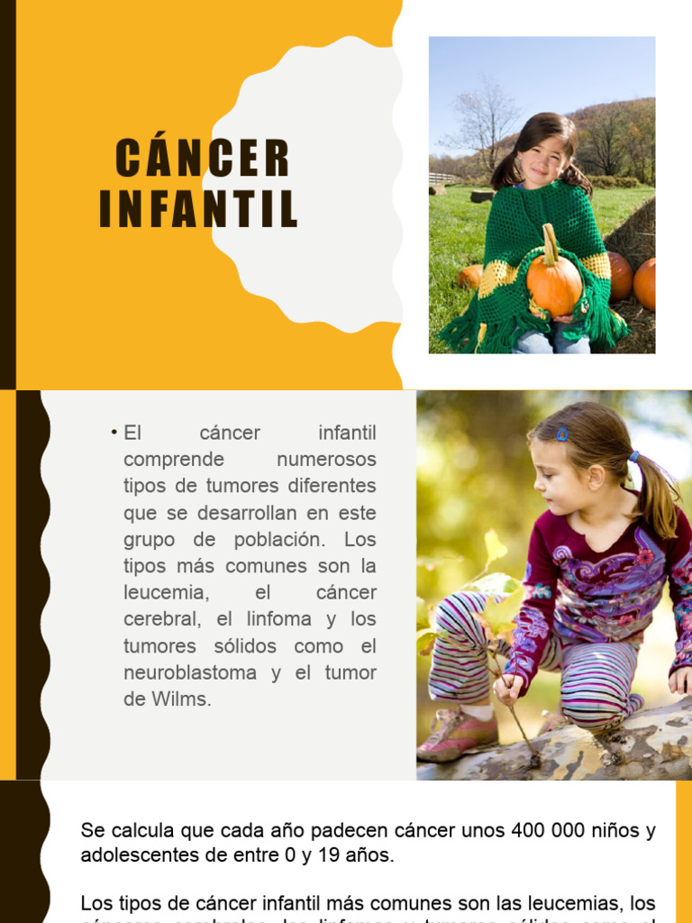 Cáncer Infantil: Tipos, Diagnóstico y Tratamiento | PDF