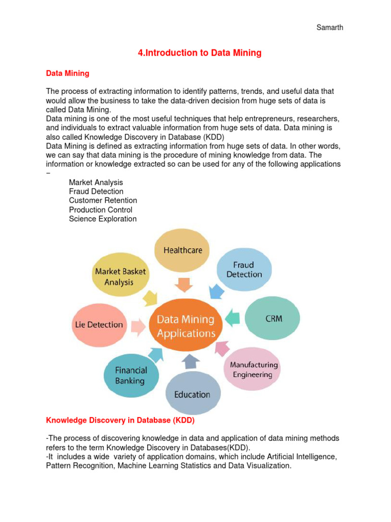DWM 4 | PDF | Data Mining | Data Compression