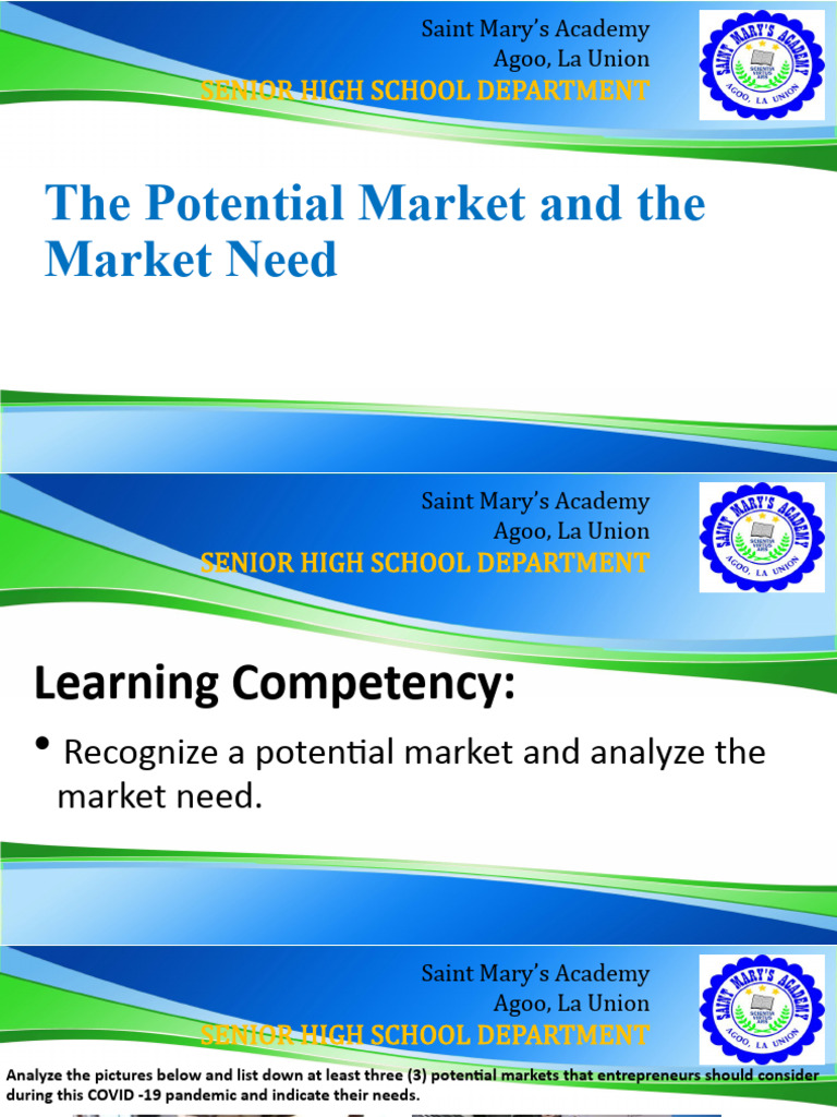 Module 3 Potential Market | PDF | Market Segmentation | Market (Economics)