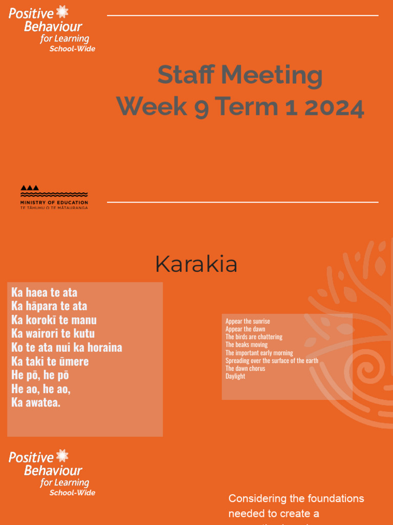 pb4l Staff Meeting Week 9 Term 1 2024 | PDF | Indigenous Peoples Of ...